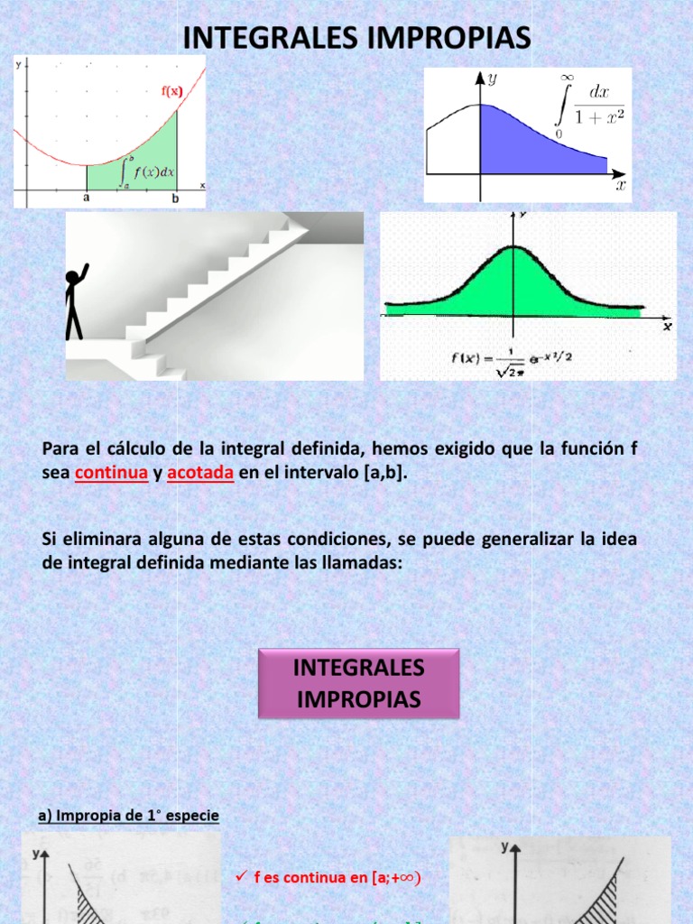 CLASE INTEGRALES IMPROPIAS | PDF | Integral | Límite (Matemáticas)
