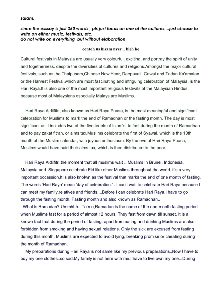 Esei English Festivals | PDF