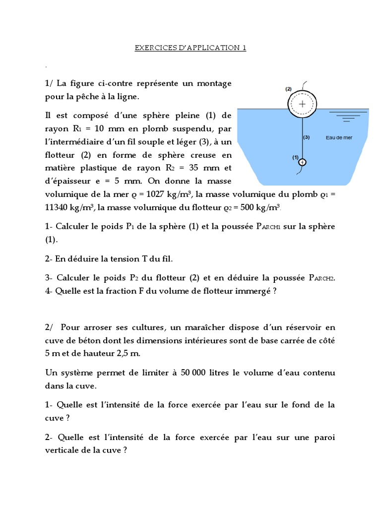 Exercice D'application 1 | PDF