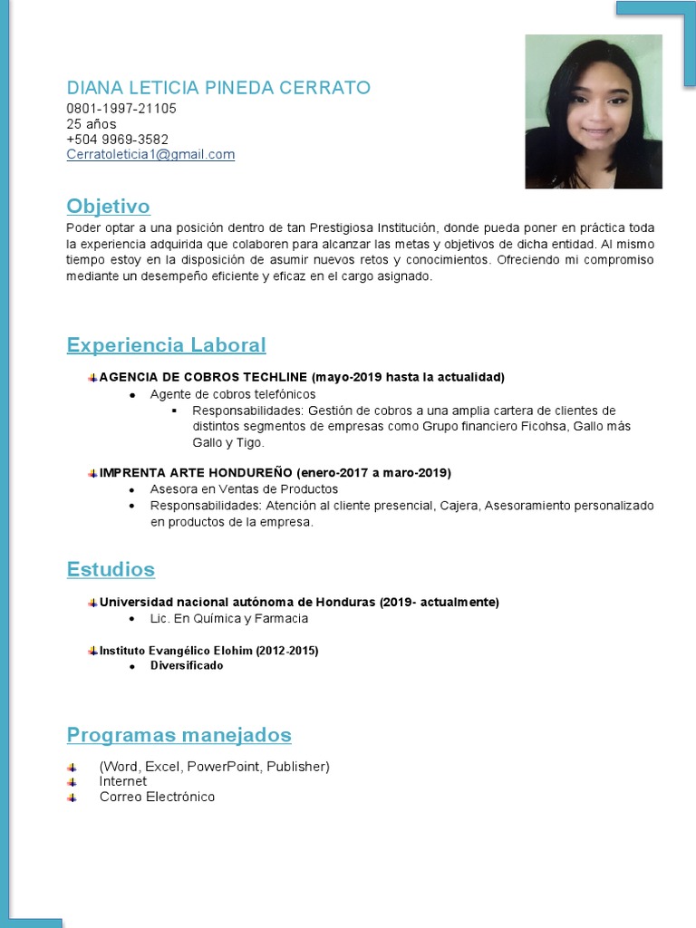 Curriculum Vitae Diana Pineda 1 | PDF