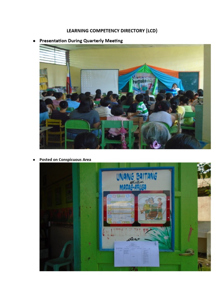 Learning Competency Directory | PDF | Computers