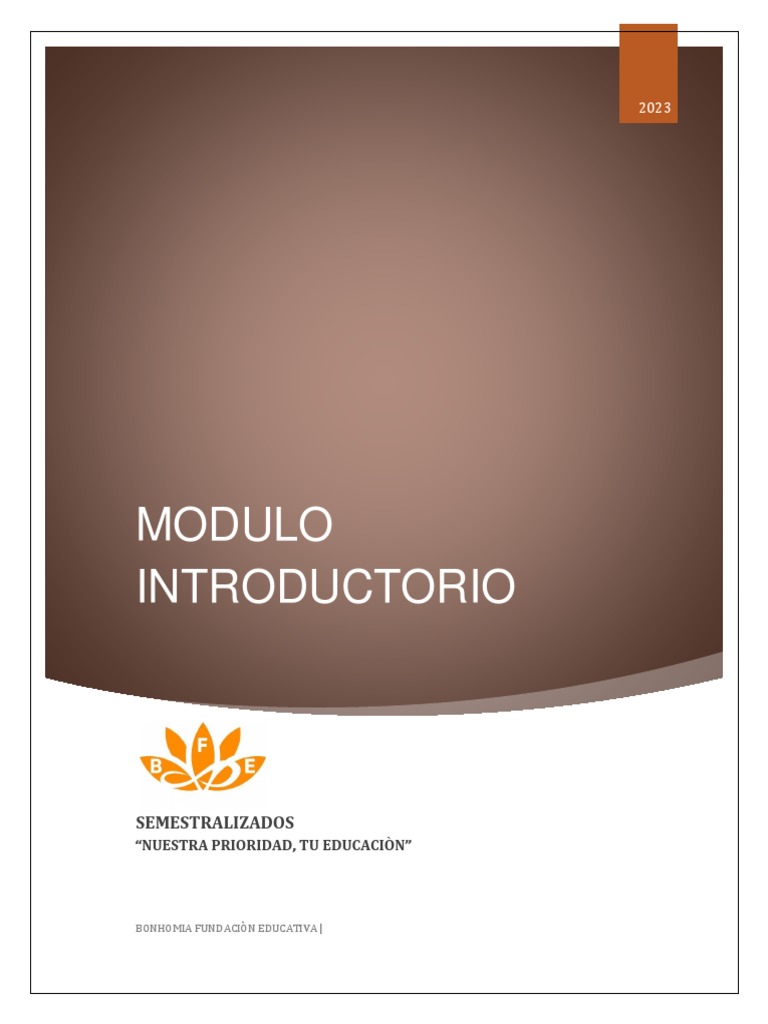 MODULO INTRODUCTORIO L-Dis | PDF