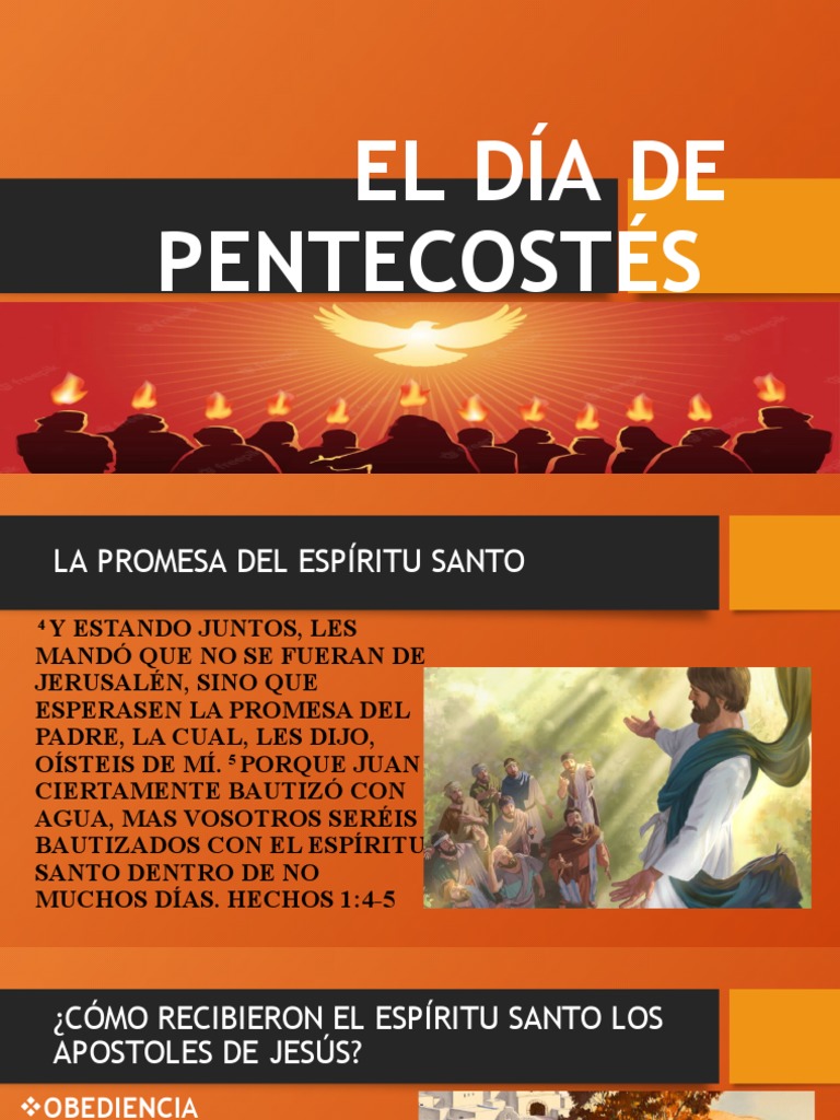 El Día de Pentecostés | Descargar gratis PDF | Fruto Del Espiritu Santo | Creencia religiosa y ...