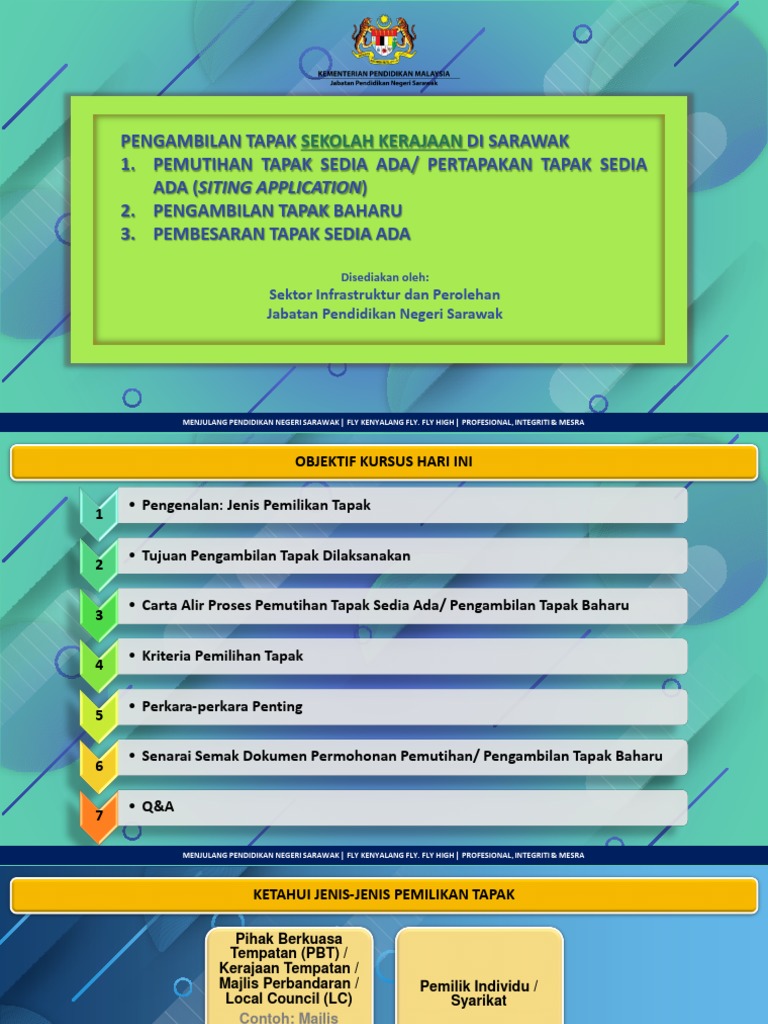 02 Slaid Kursus Perolehan & Pemutihan Tapak | PDF