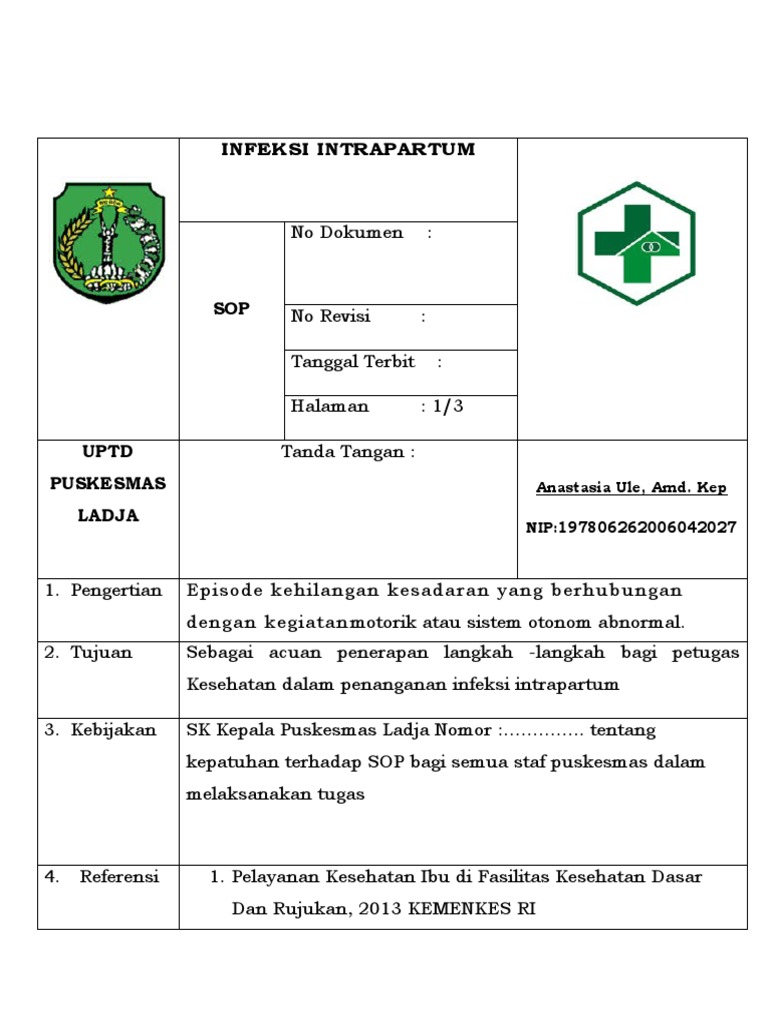 Infeksi Intrapartum | PDF