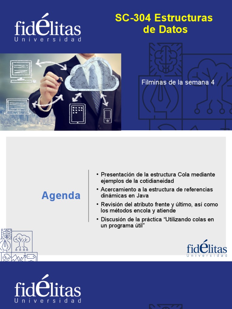 SC-304Lec03-Colas.pptx | PDF | Cola (tipo de datos abstractos) | Java ...