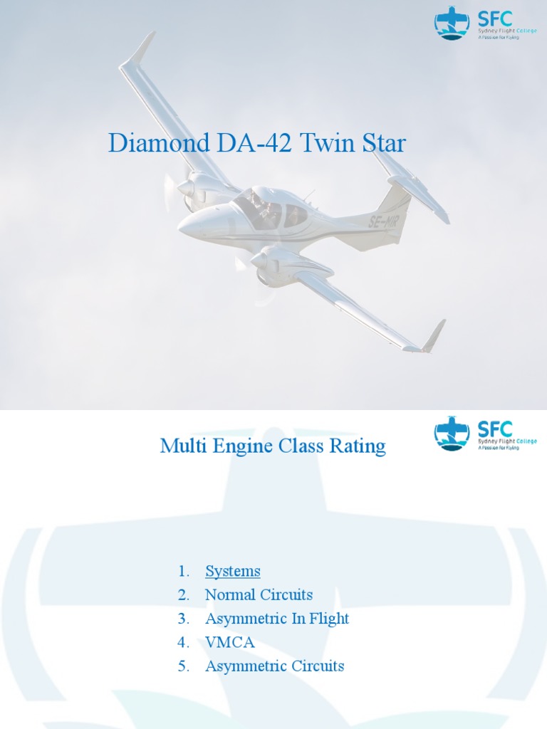 Introduction To The DA42 | PDF | Pump | Landing Gear