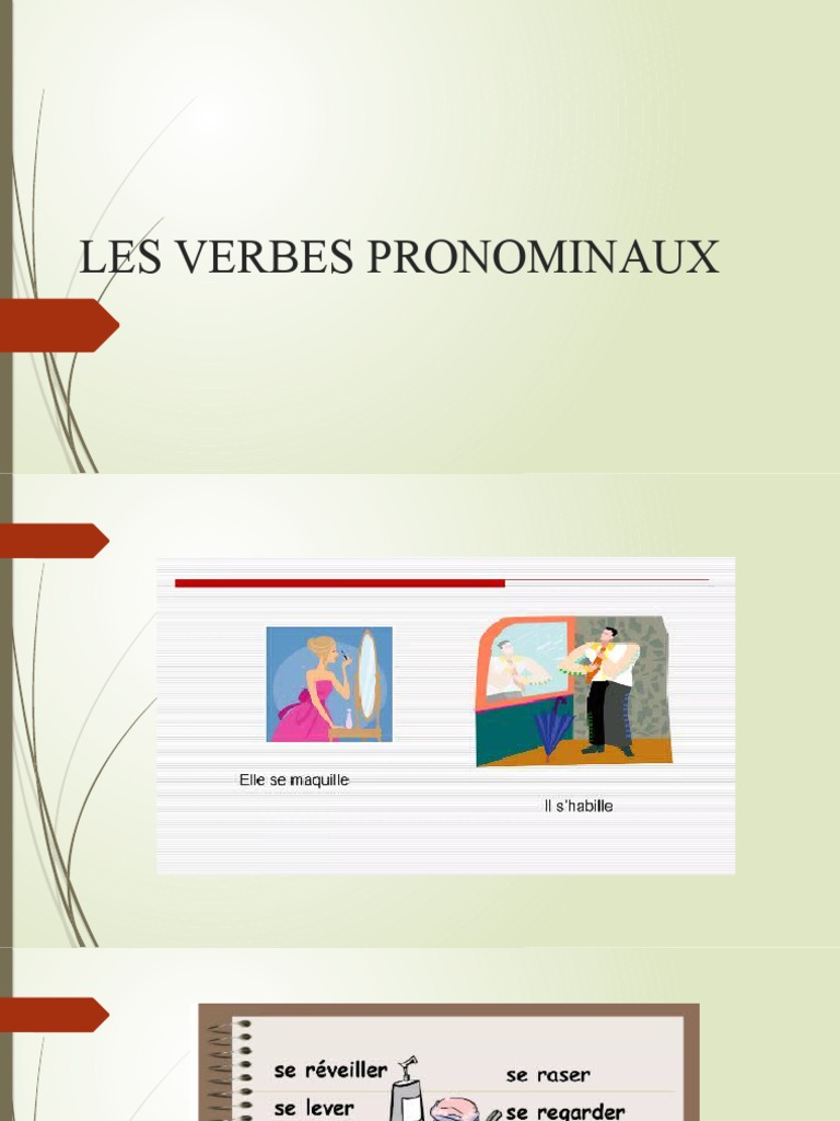 Les Verbes Pronominaux | PDF