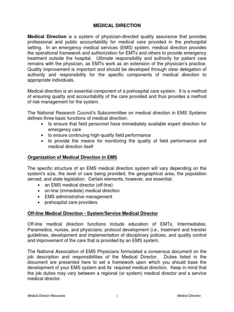 Meddir | PDF | Emergency Medical Services | Emergency Medical Technician