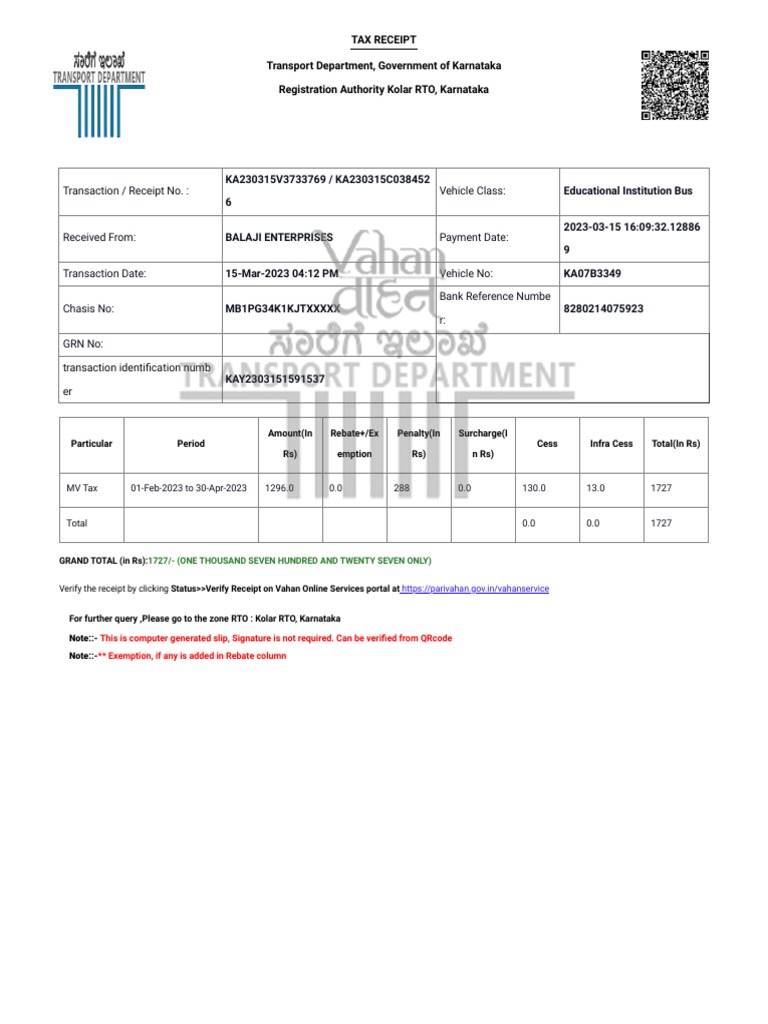 3349 Tax Mar | PDF | Receipt | Payments