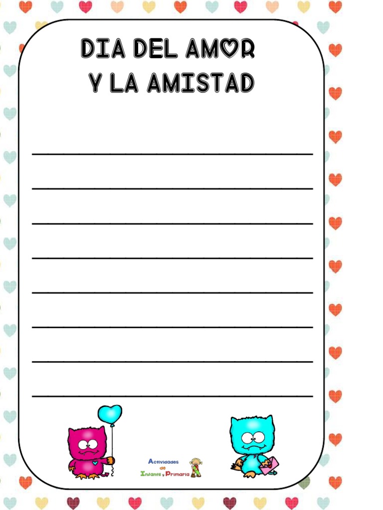Plantillas Cartas San Valentin | PDF