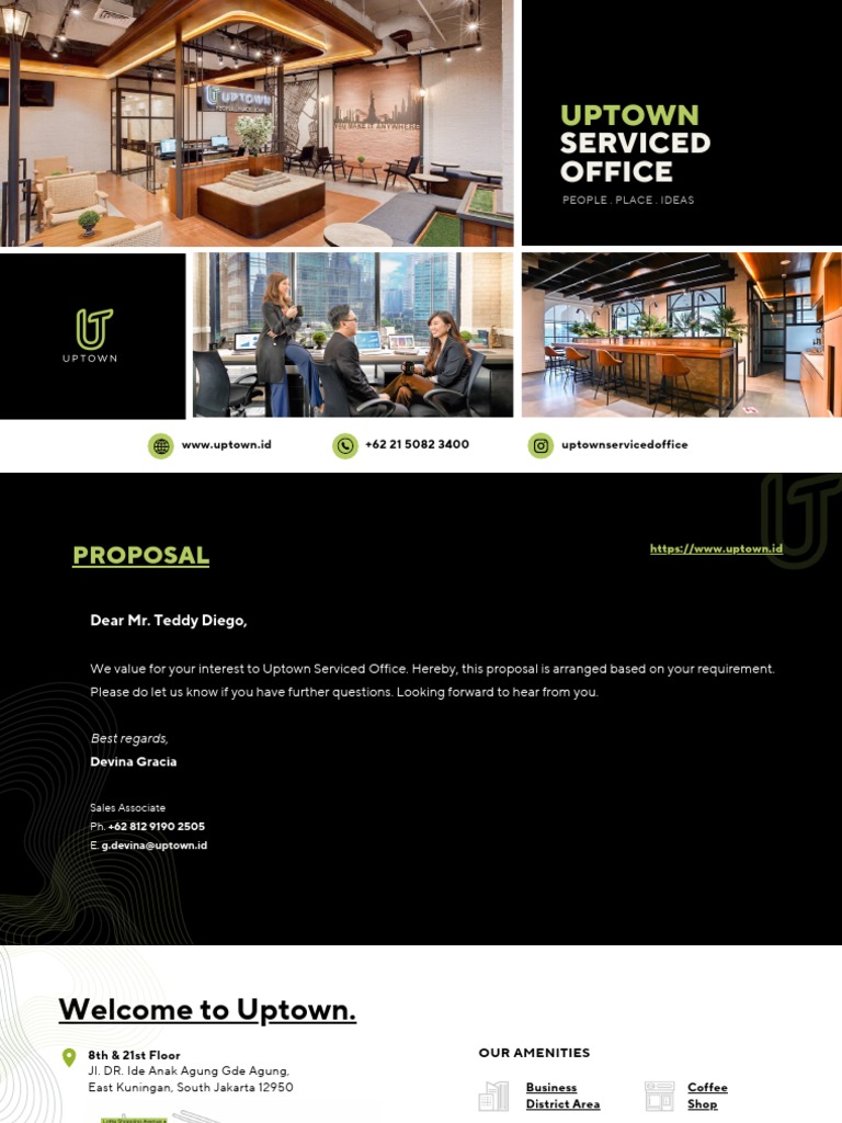Uptown Serviced Office Proposal | PDF