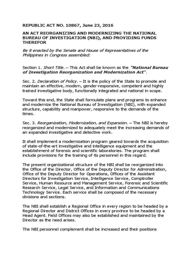 RA 10876 Sec 4 D | PDF | Presidents Of The United States | American ...