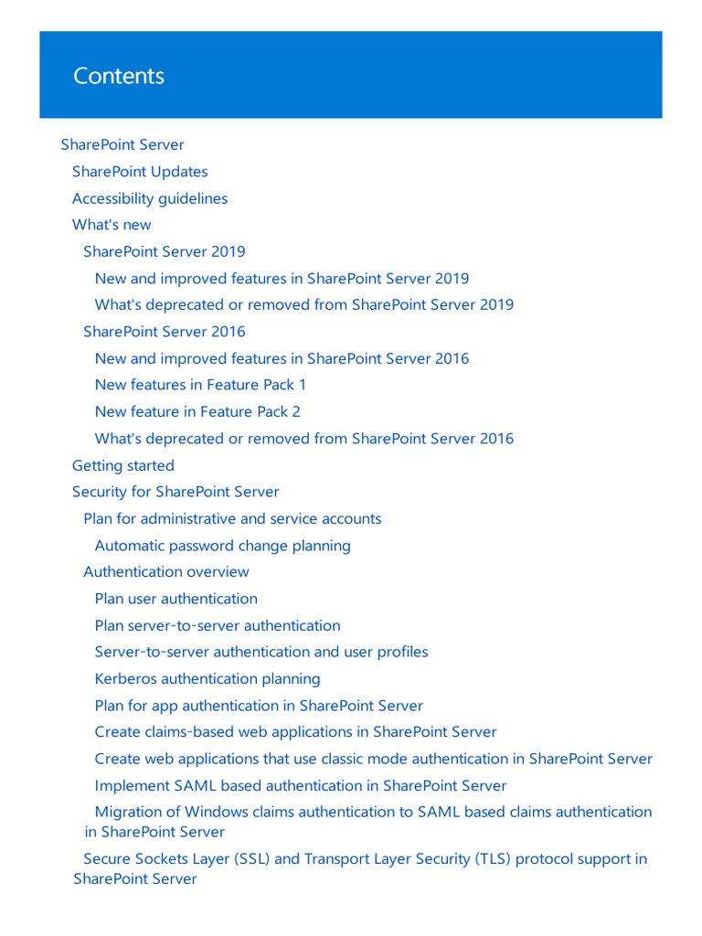 Sharepoint2019 PDF | PDF | Share Point | World Wide Web
