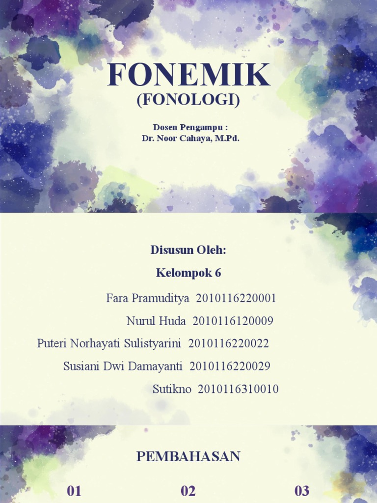 Fonologi Kelompok 6 Fonemik | PDF | Seni & Disiplin Bahasa