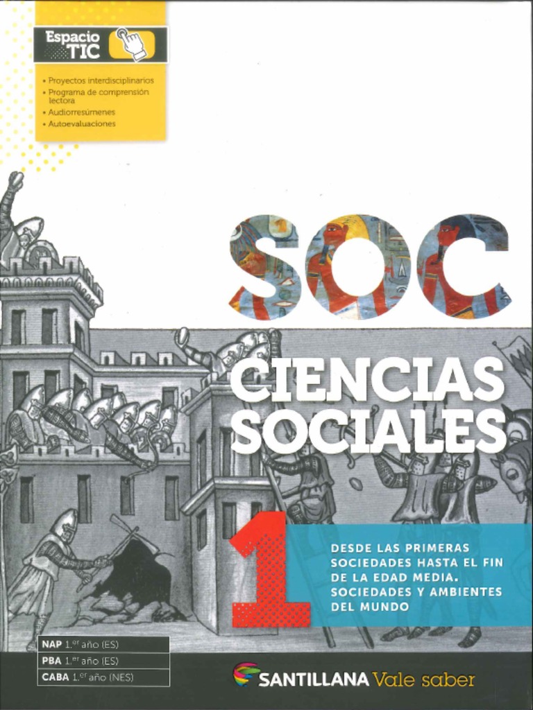 Libro Cs Sociales 1. Santillana. Serie Vale Saber PDF | PDF