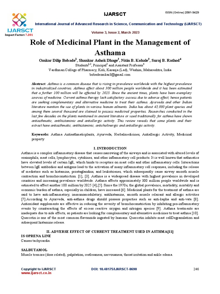 Paper 8690 | PDF | Asthma | Medicine