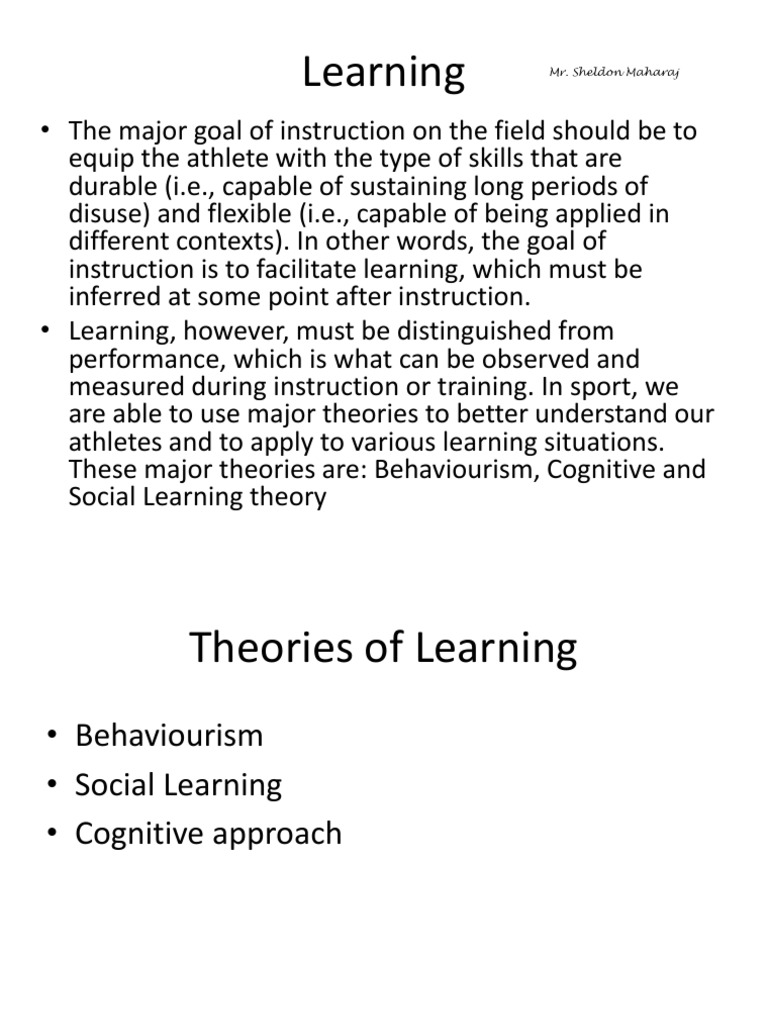 Theories of Learning 2022 | PDF | Classical Conditioning | Behaviorism