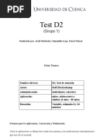 Test de Atención d2 | PDF