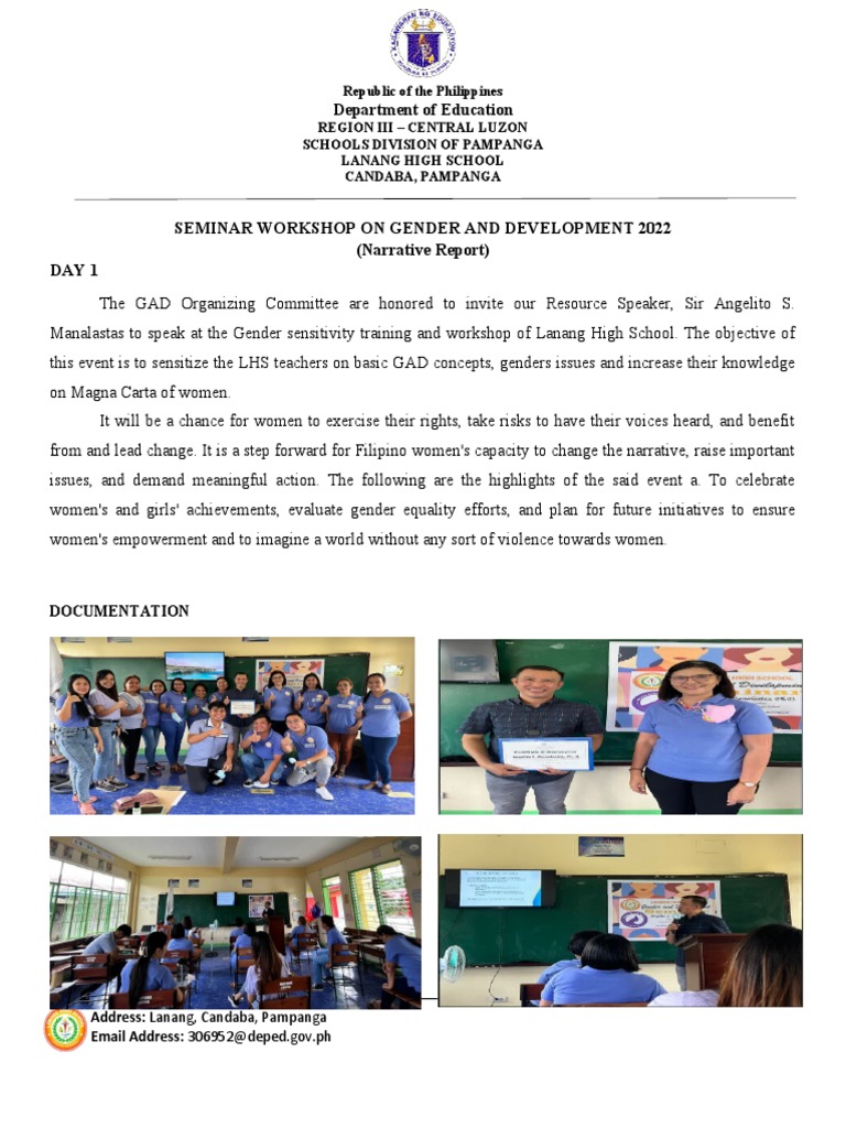 LHS Gad Narrative Report 2022 | PDF | Career & Growth | Social Science