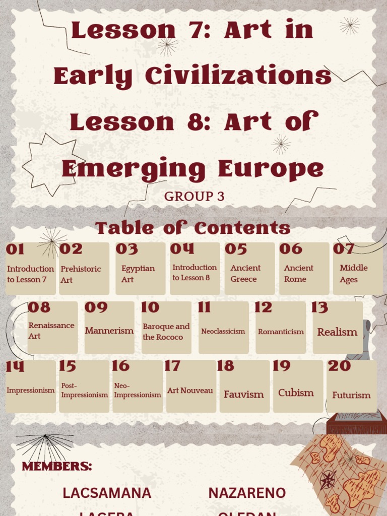Lesson 7 Art in Early Civilizations PDF | PDF | Impressionism | Romanticism