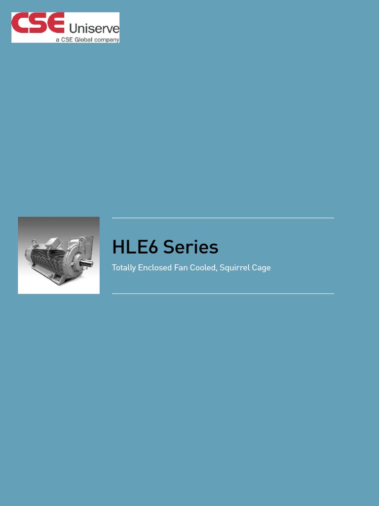 Hyundai HLE6 Motor Series Specifications | PDF | Engines | Machines