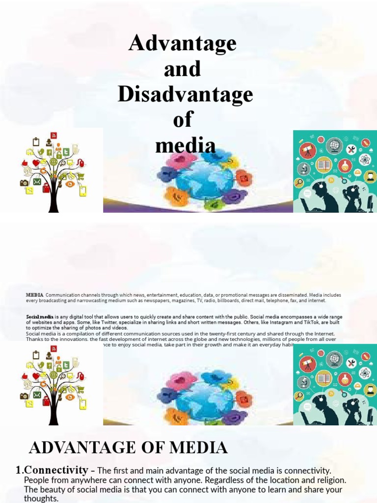 Advantage and Disadvanatage of Media | PDF | Media (Communication ...