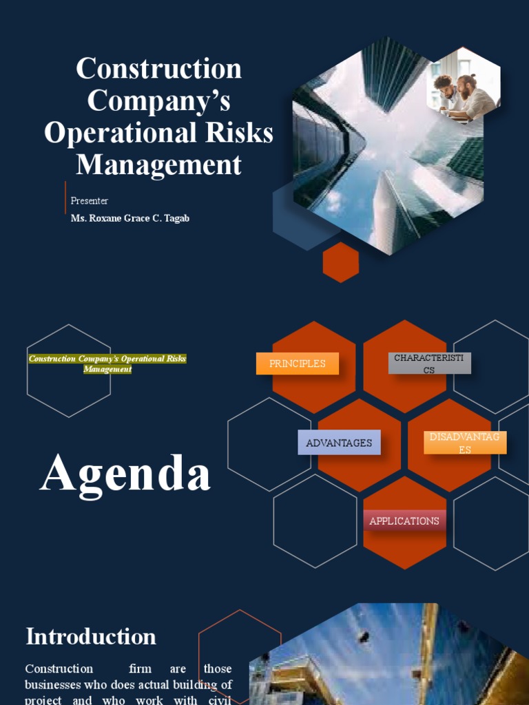 Construction Companys Operational Risks Management TAGAB | PDF | Risk ...