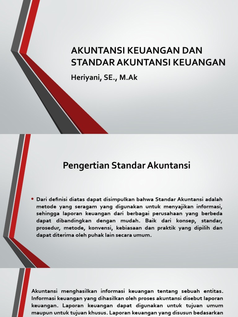 TM 1 - Akuntansi Keuangan Dan Standar Akuntansi Keuangan | PDF