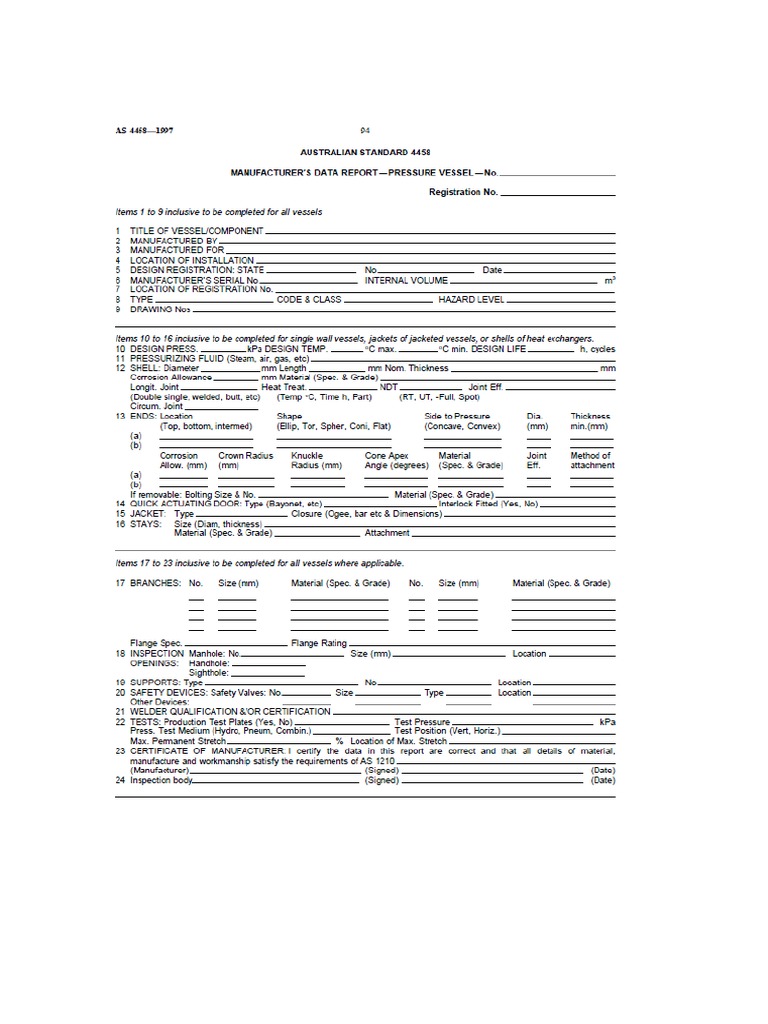 As4458-1997 Appendix C PG94 | PDF