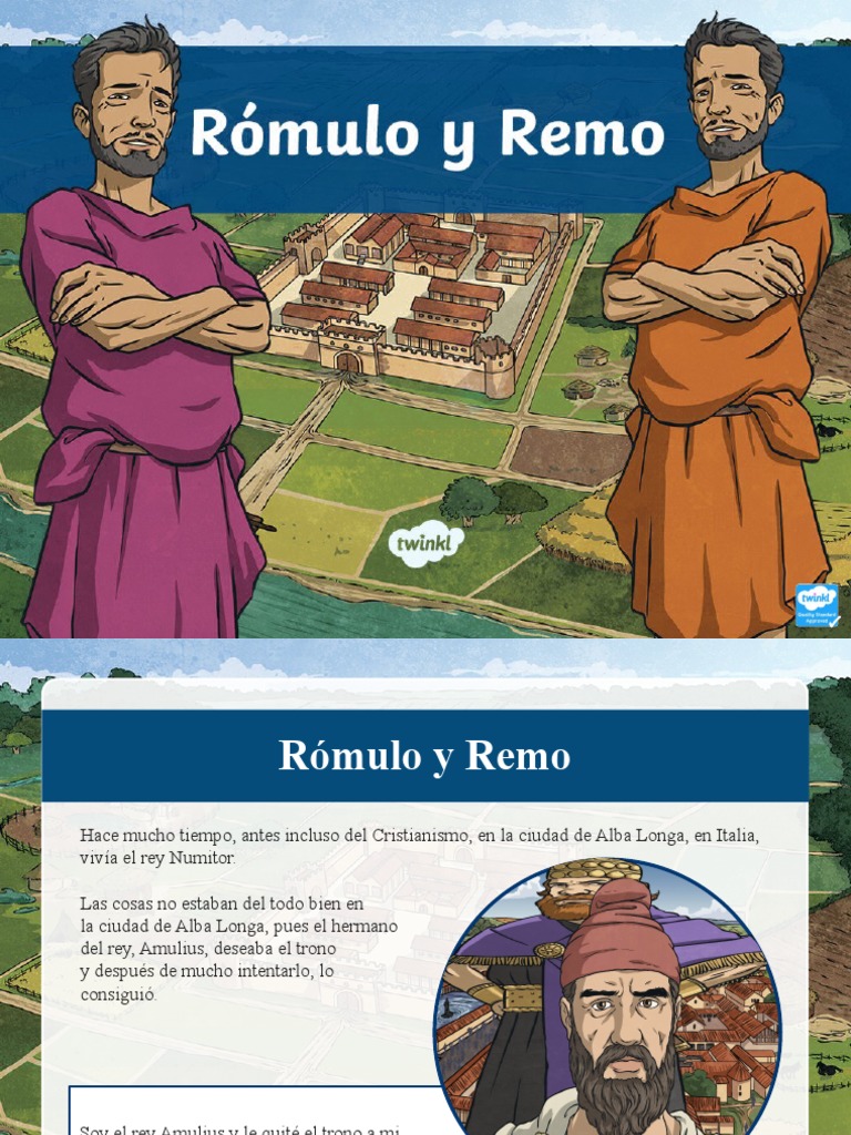 presentacion-romulo-y-remo_ver_1 | PDF | Romulus y Remus | Roma antigua
