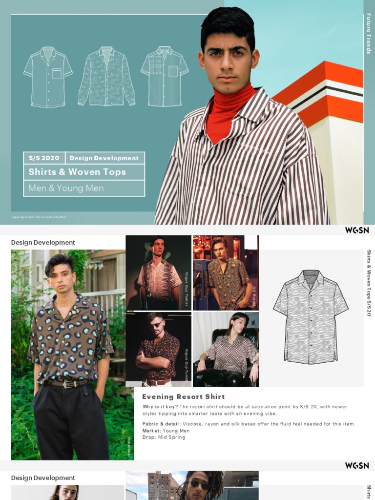 Design Development S S 20 Shirts & Woven Tops | PDF | Textiles