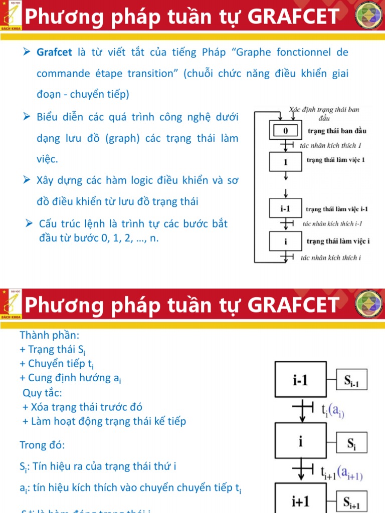 phương pháp tuần tự grafcet PDF | PDF