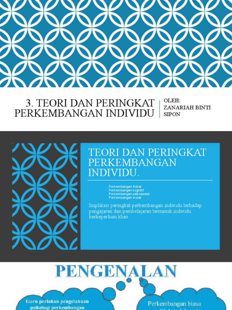 Topik 3-Teori Dan Peringkat Perkembangan Individu | PDF | Karier & Perkembangan