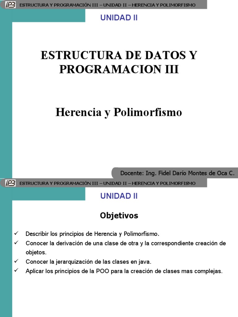 Herencia y Polimorfismo en Java | PDF | Herencia (Programación Orientada a Objetos) | Desarrollo ...