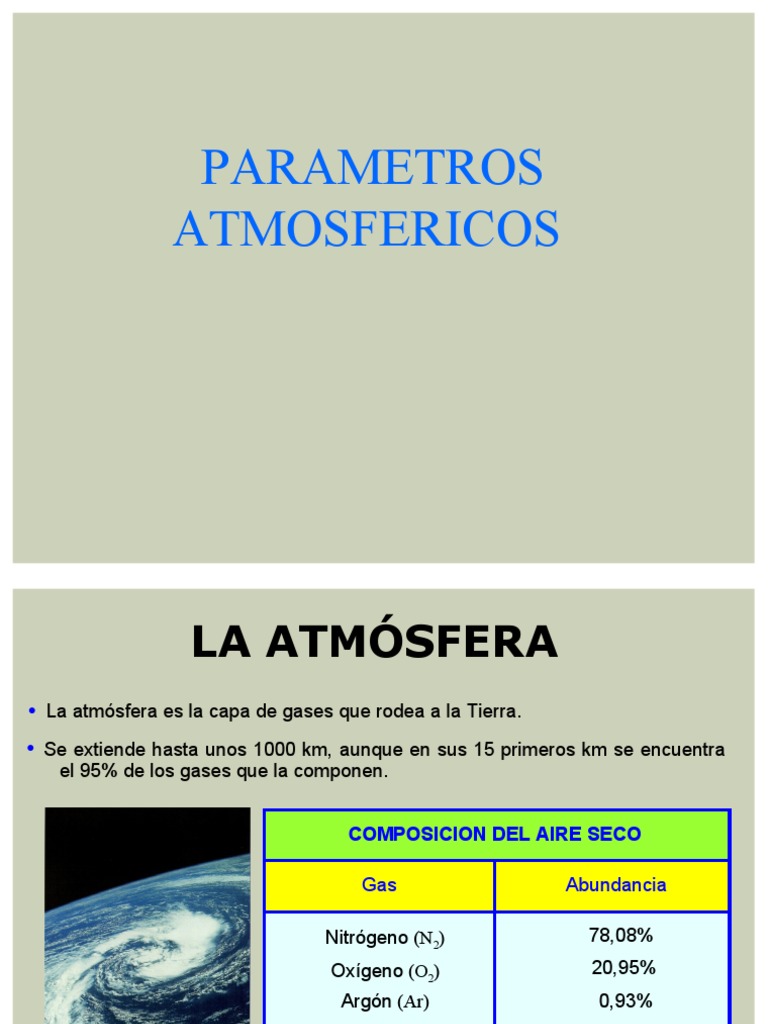 Parametros Atmosfericos 15 | PDF | Atmósfera | Herida