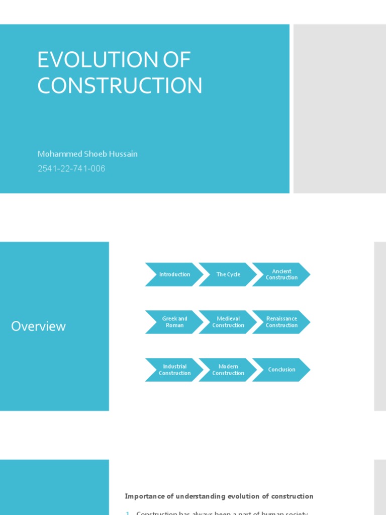 The Evolution of Construction: From Ancient Civilizations to Modern ...