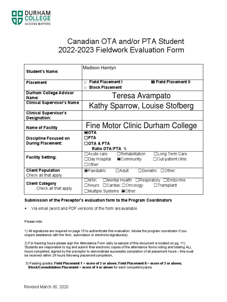 Final Placement Evaluation 1 | PDF | Communication | Performance Indicator Final Placement Evaluation 1 | PDF | Communication | Performance Indicator