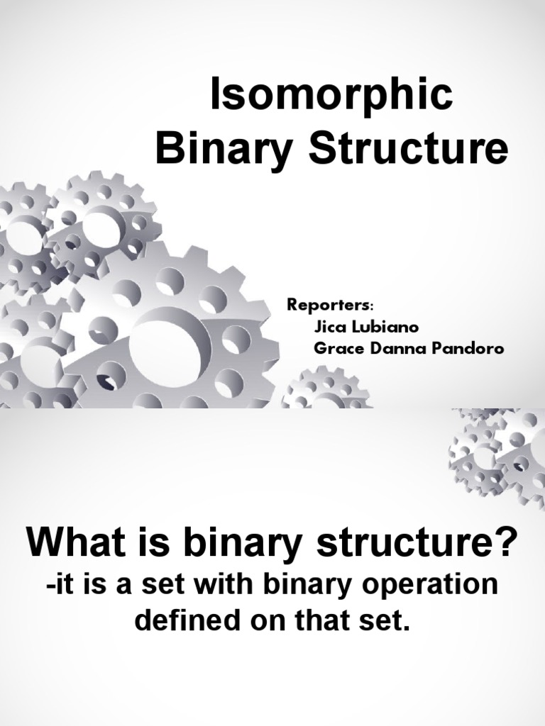 Isomorphic Binary Structure | PDF | Matrix (Mathematics) | Functions And Mappings