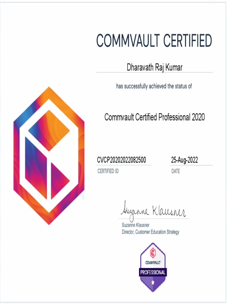 Commvault Certification 2020 | PDF | Technology & Engineering