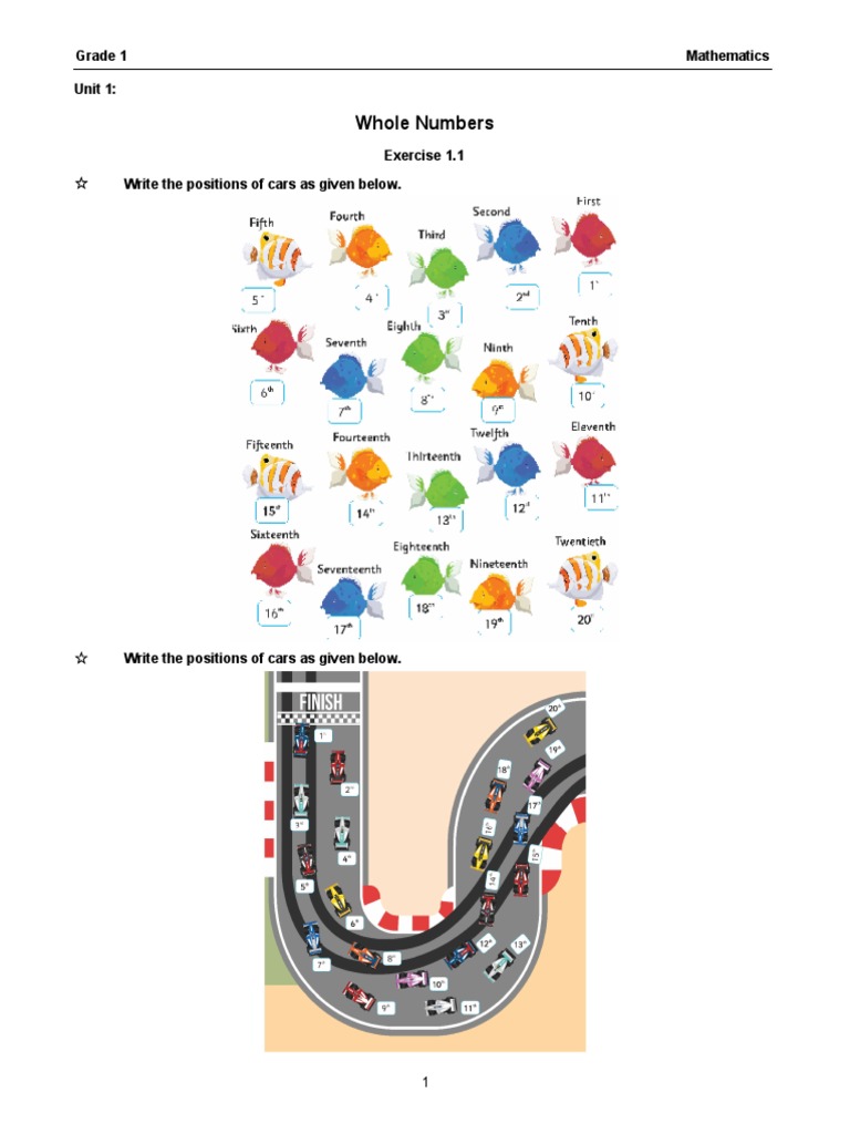 Math Grade 2 Chapter 1 PDF | PDF | Numbers | Mathematical Objects