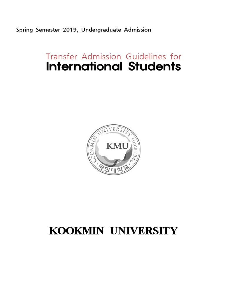 Transfer Admission Guideline - ENG - 2020 | PDF | University And ...