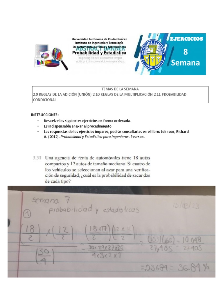 Ejercicios - S8 | PDF