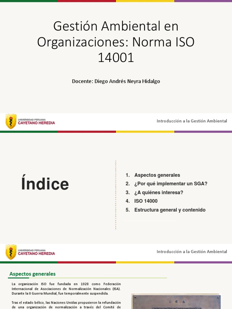 Clase 11 - SGA ISO 14001 | PDF | Economias | Business