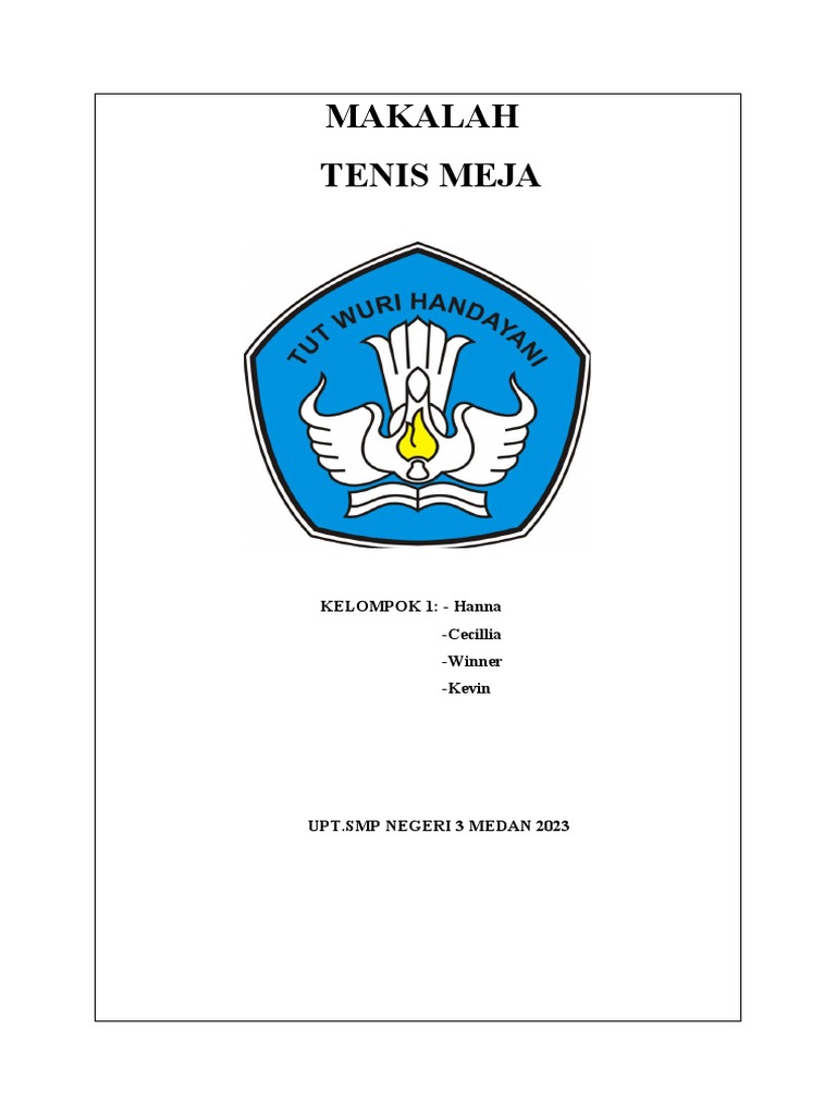 Makalah Tenis Meja | PDF