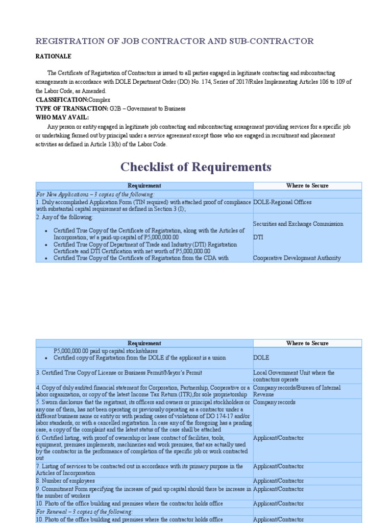DOLE - DO 174 Renewal | PDF | Employment | Unemployment Benefits