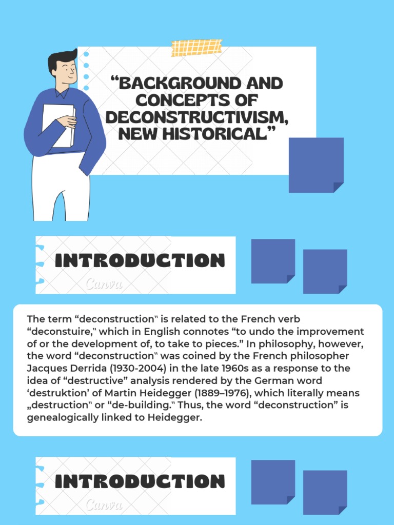 "Background and Concepts of Deconstructivism, New Historical" PDF | PDF | Deconstruction ...