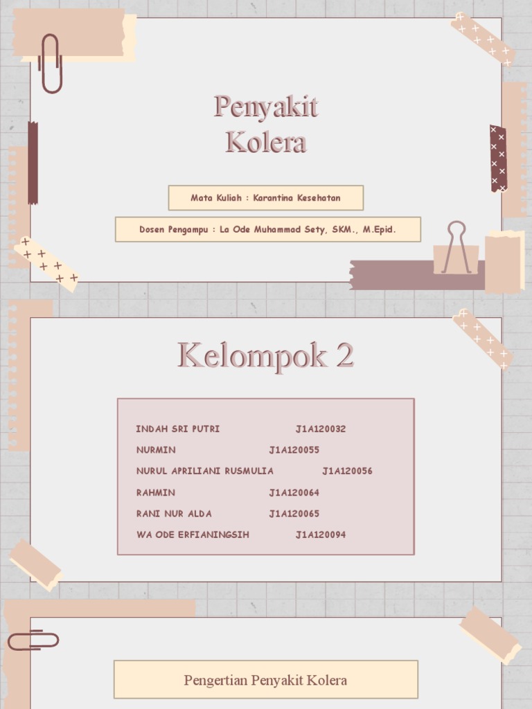 Kelompok 2 - Kolera | PDF