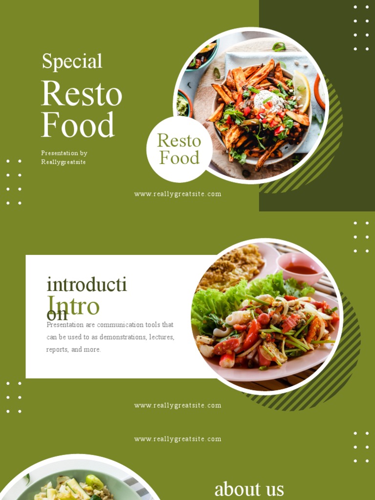 Food Presentation | PDF | Career & Growth