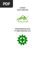 Contoh Safety Induction Di Perusahaan - Pusat Sertifikasi Praset | PDF